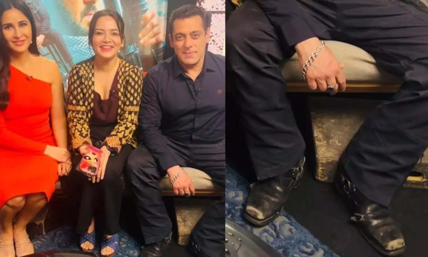 सलमान खान ने इंटरव्यू में पहना फटा हुआ जूता | Salman Khan Torn Shoes viral photo | Bollywood ...