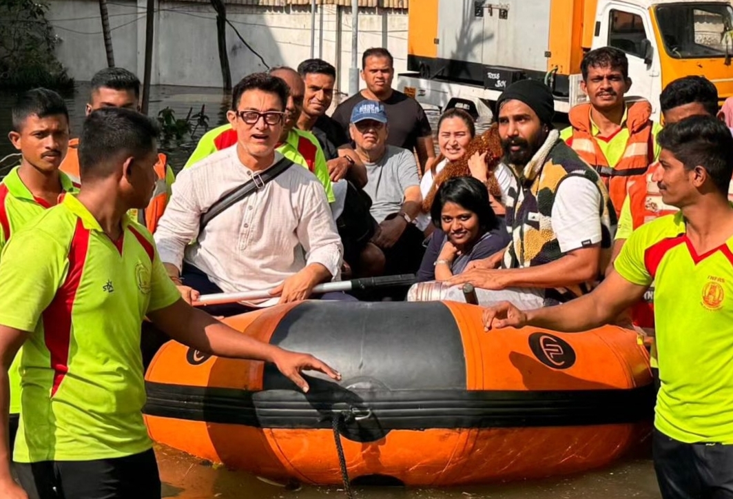 चेन्नई की बाढ़ में फंसे थे आमिर खान | Aamir Khan was rescued by the ...