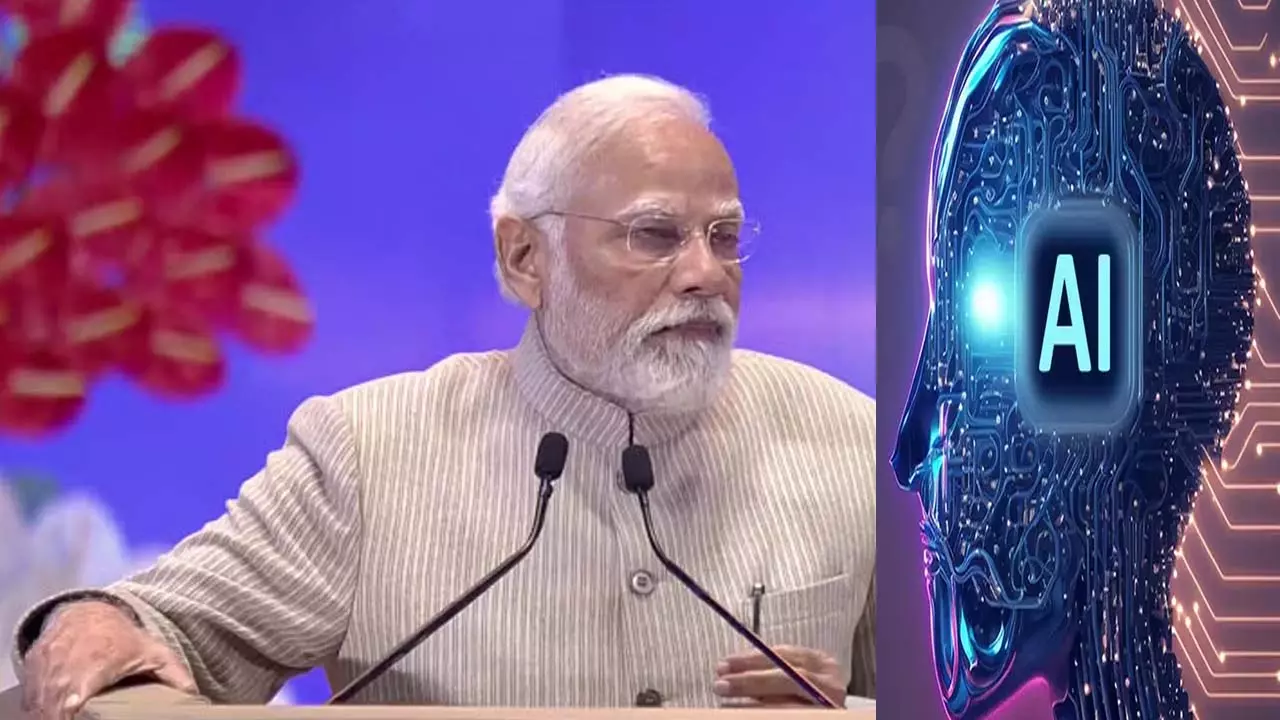 पीएम मोदी बोले-एआई वर्तमान और भविष्य दोनों पीढ़ियों पर डाल रहा है ...
