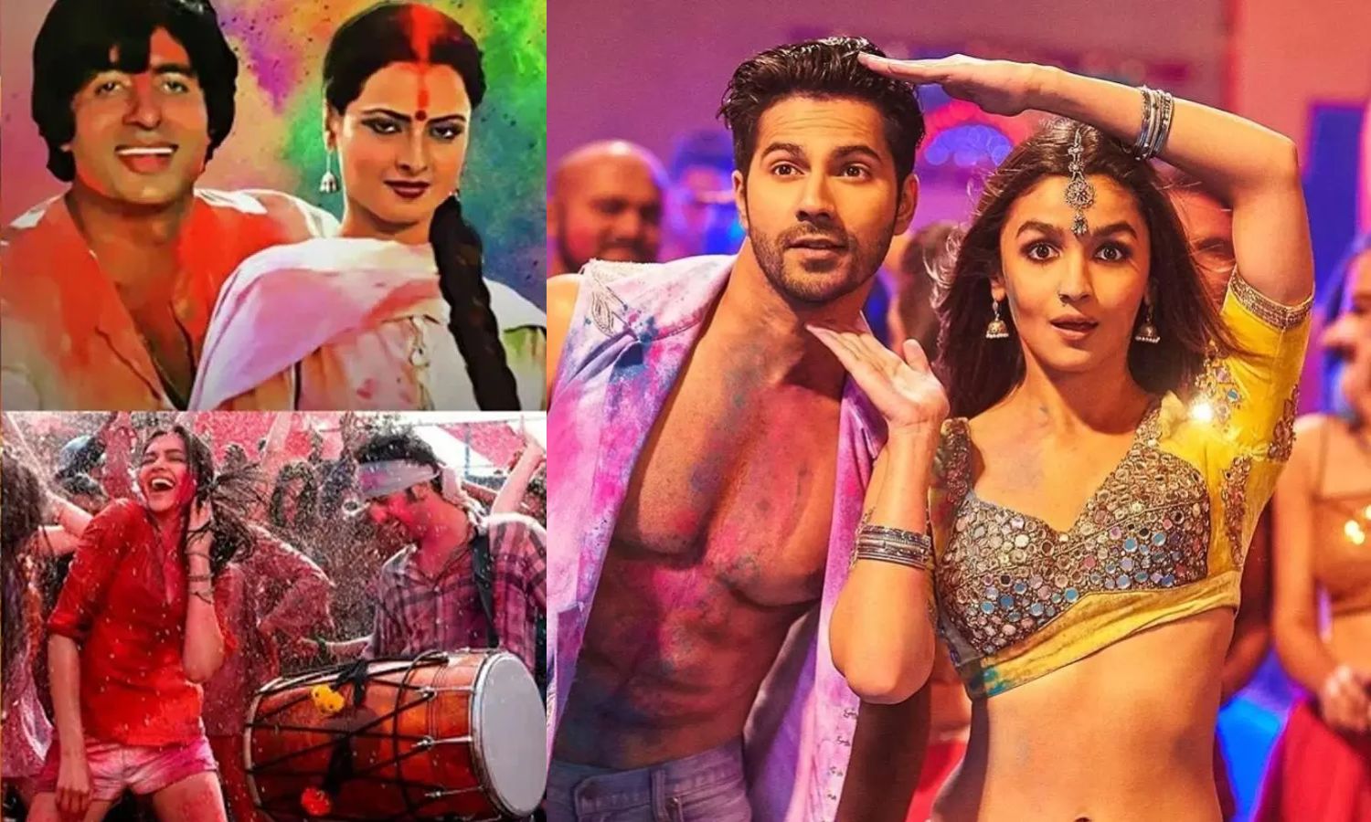बॉलीवुड टॉप 10 होली सॉन्ग | Bollywood Top 10 Holi Songs List 2024 Rang ...