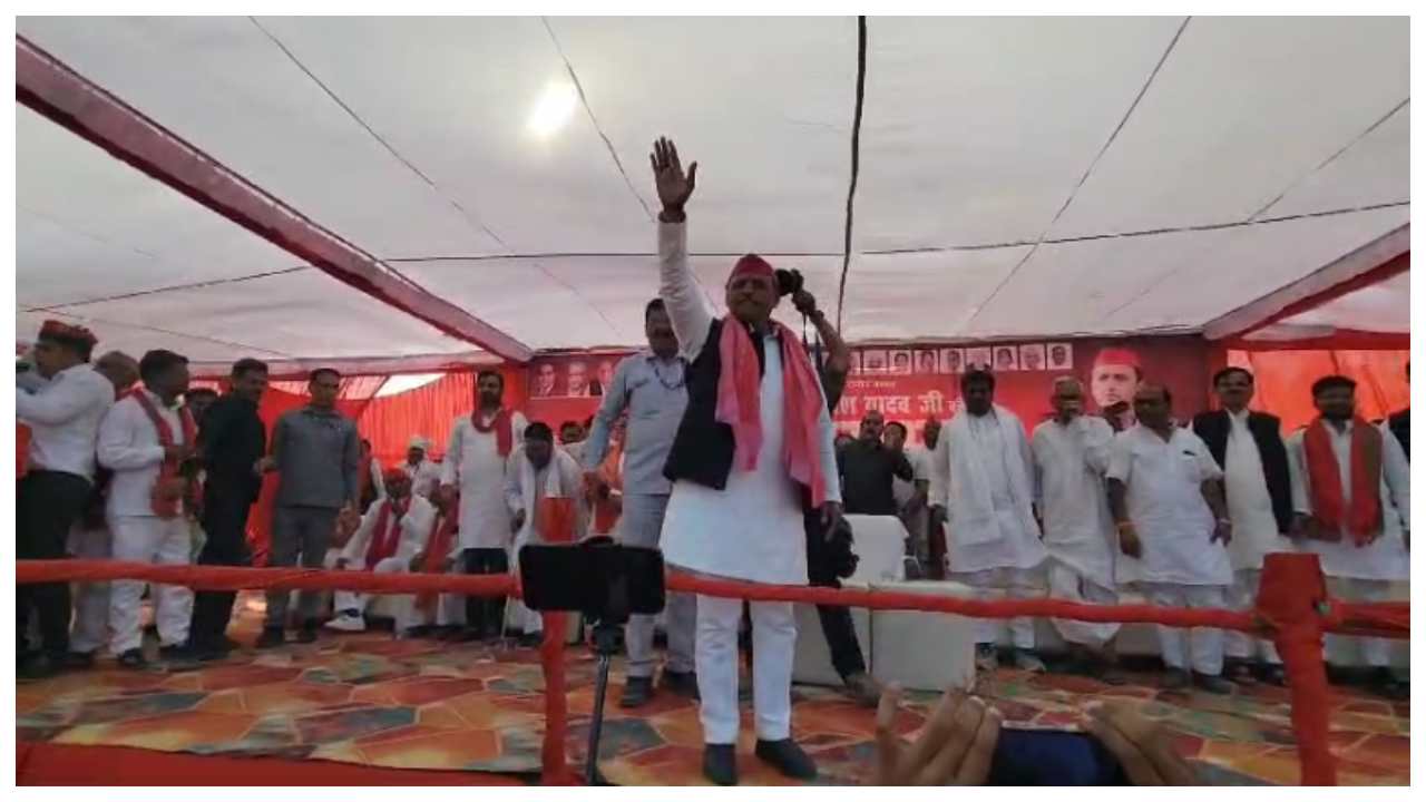 अखिलेश यादव ने की जनसभा | Newstrack Hindi Samachar | UP News | Latest ...