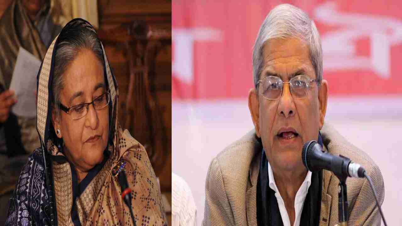 शेख हसीना को बांग्लादेश को सौंपने की मांग | Khaleda Zia | Mirza Fakhrul ...