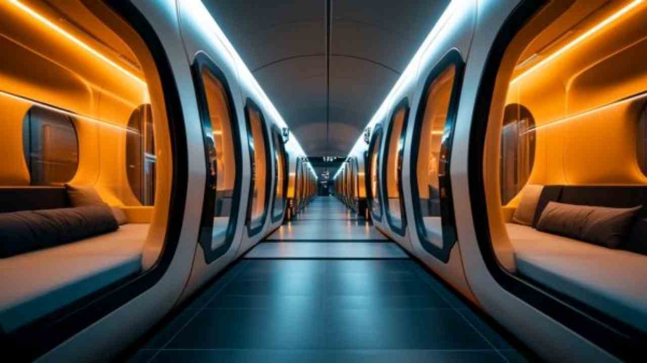 Resting Pods For Passengers | Japanese Sleeping Pods at Hyderabad ...