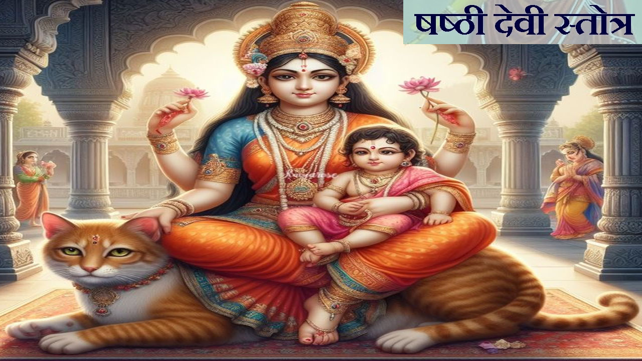 Shashthi Devi Stotram । Shashthi Devi Stotram in hindi । Shashthi Devi ...