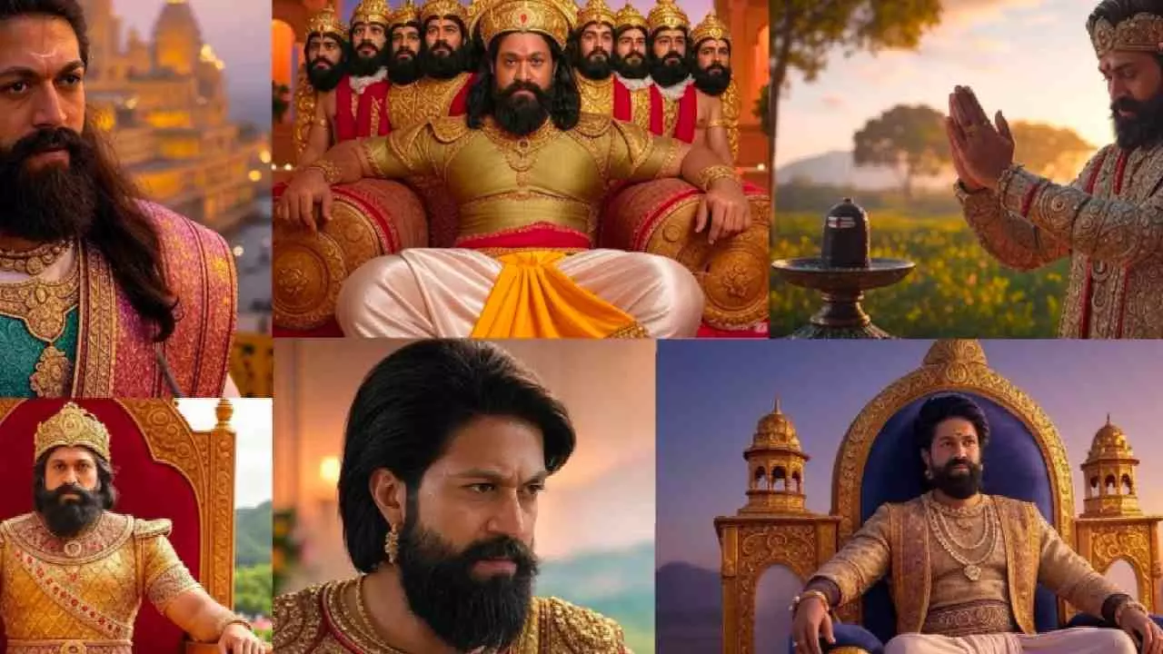 रामायण मूवी से यश का फर्स्ट लुक लीक | Ramayana Movie Yash First Look ...