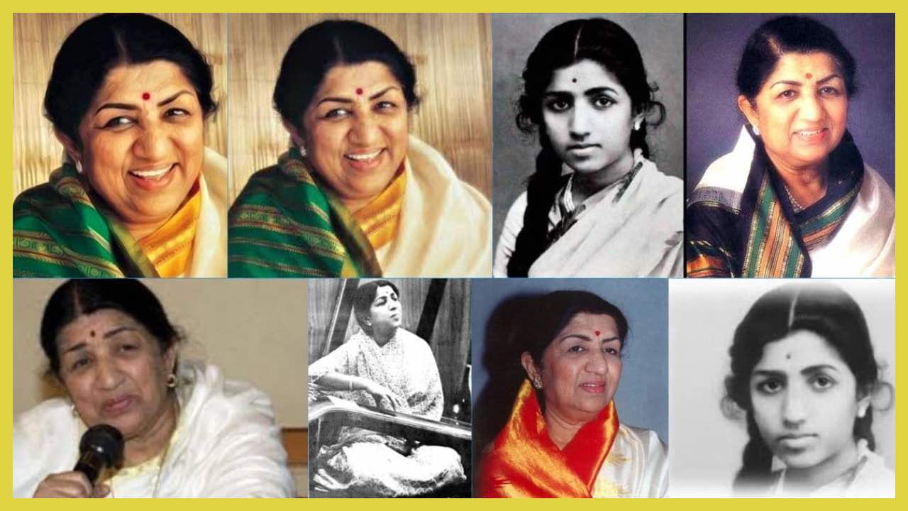 Bharat Ki Famous Singer Lata Mangeshkar Life History Birth and Death ...