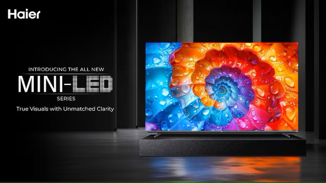 Haier M80F is a new 4K mini LED TV in India. It is available in four ...