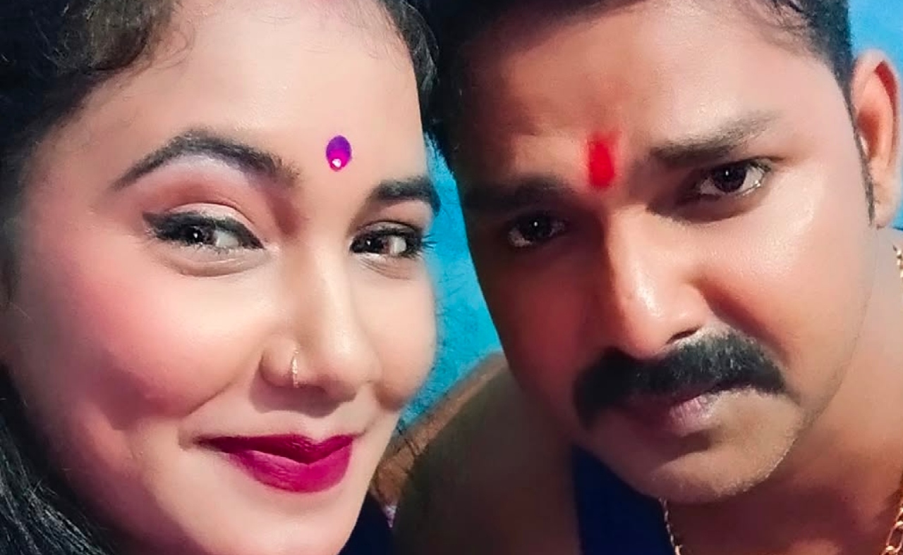 Pawan Singh Trisha Kar Madhu Marriage Photo | Trisha Kar Madhu Pawan Singh Relaitonship | Trisha ...