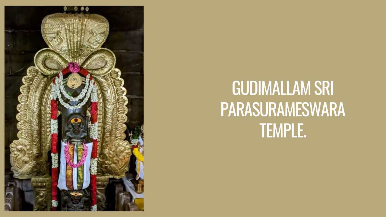 Gudimallam Temple | Gudimallam Lingam Temple | Parasurameswara Swamy ...