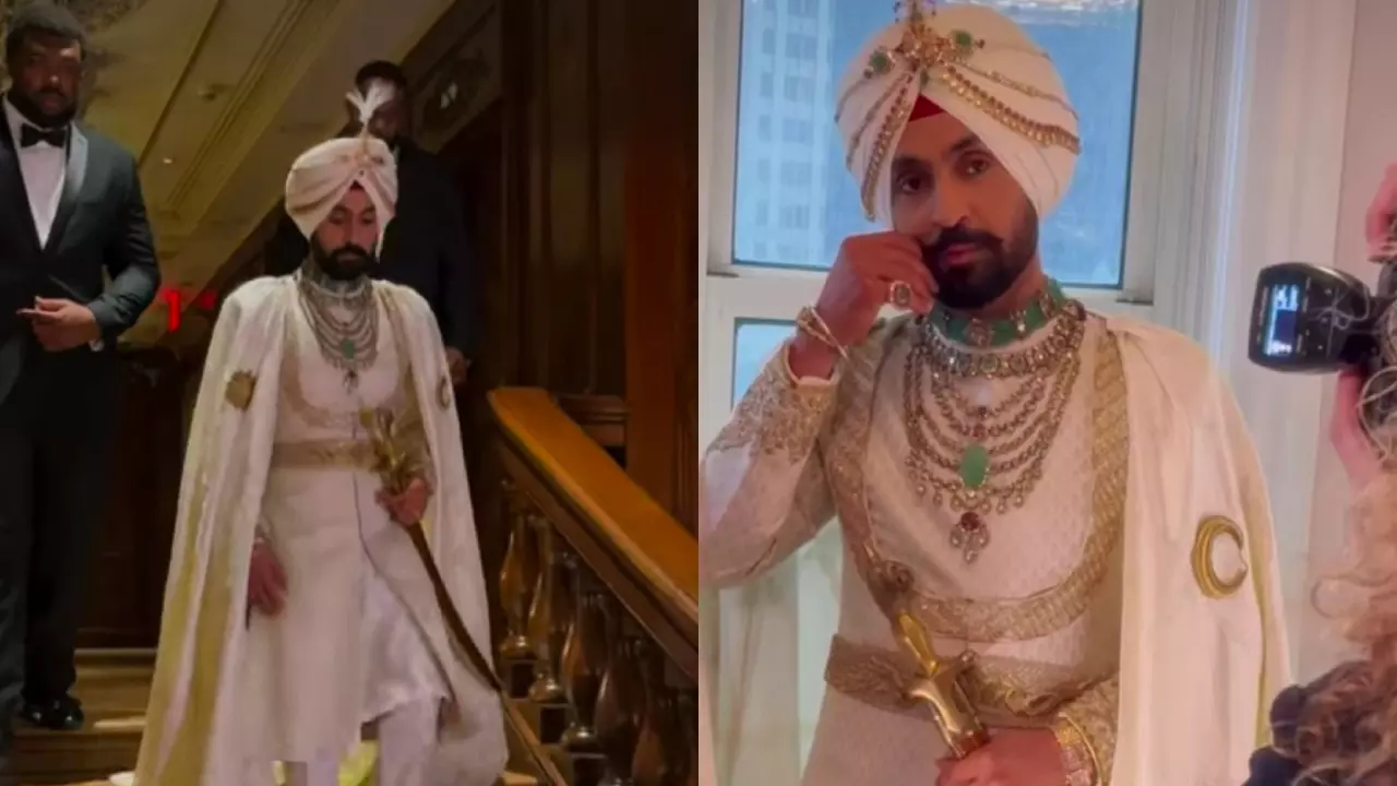 Diljit Dosanjh Met Gala 2025 Dress | Met Gala 2025 Diljit Dosanjh Video ...