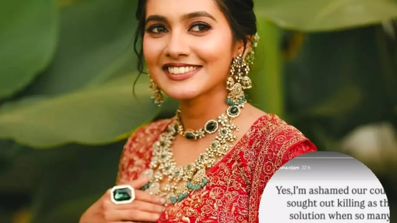 Amina Nijam On Operation Sindoor | Amina Nijam Post | Amina Nijam ...