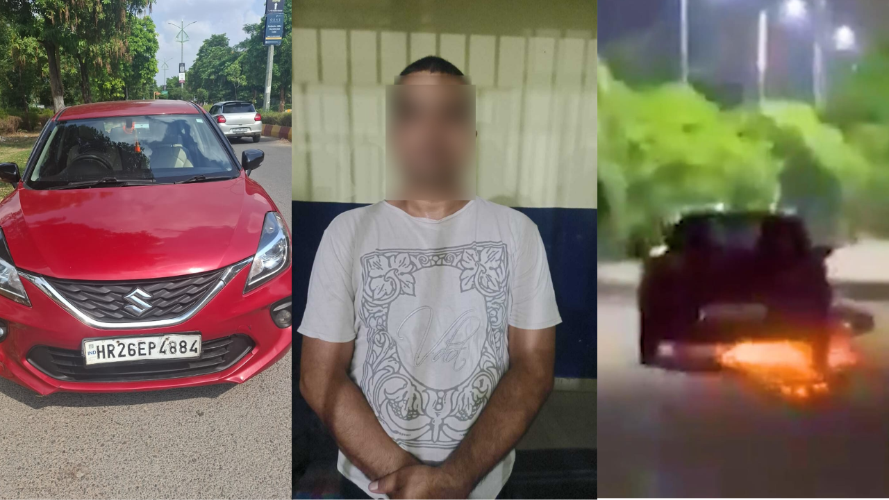 The dispute started due to overtaking... The bike was dragged by the ...