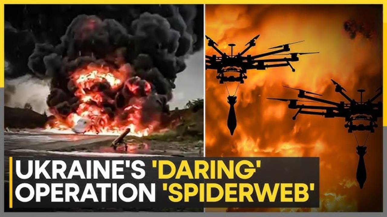 Operation Spider Web, Ukraine drone attack, Russia airbase destroyed ...