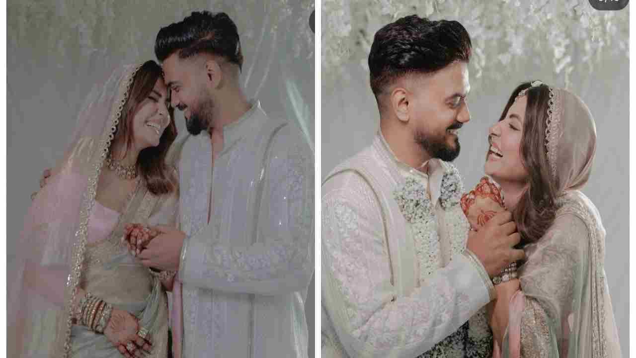 Hina Khan Wedding Look | Hina Khan Wedding Photos | Hina Khan Rocky ...