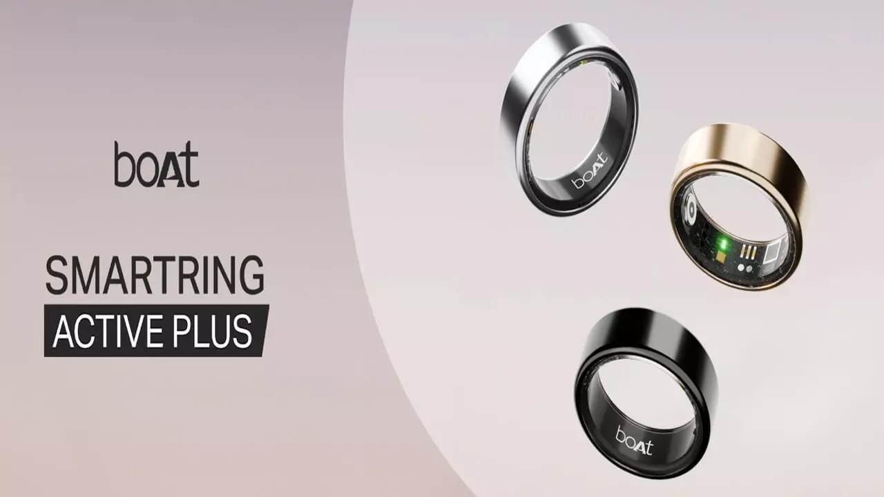 boAt has launched a new SmartRing Active Plus smart ring in India This budget smart ring is ...