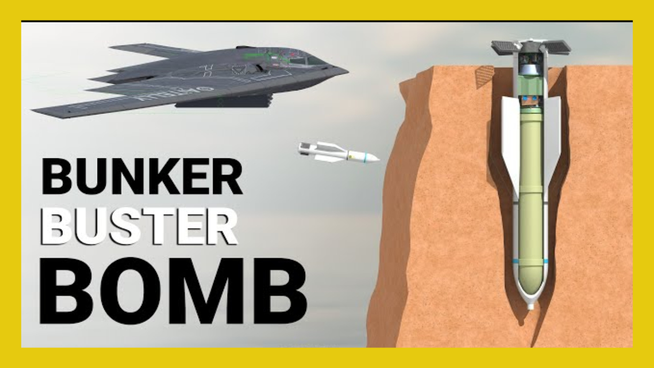 US Bunker Buster Bomb | America's Bunker Buster Bomb | Warning to ...