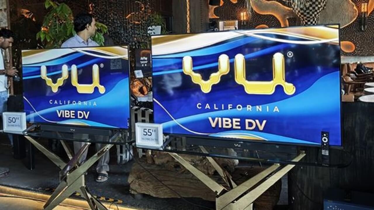 Indian television manufacturer Vu has launched a new Vibe DV (Designer ...