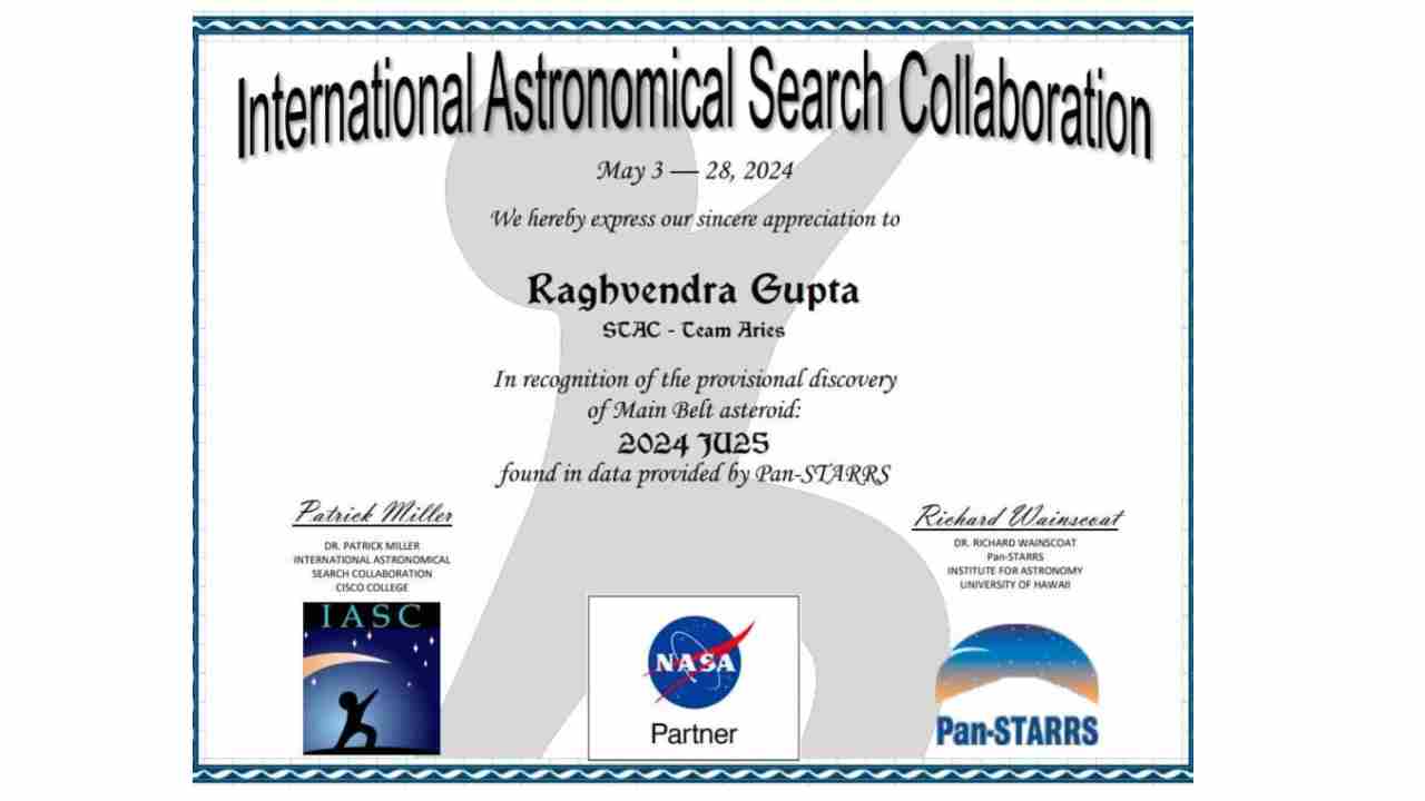 Chandauli News|chandauli young astronomer raghvendra gupta discovers ...