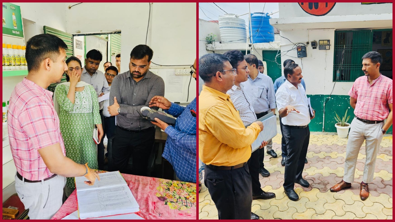 Lucknow DM Vishak G conducts surprise inspections at primary schools to ...