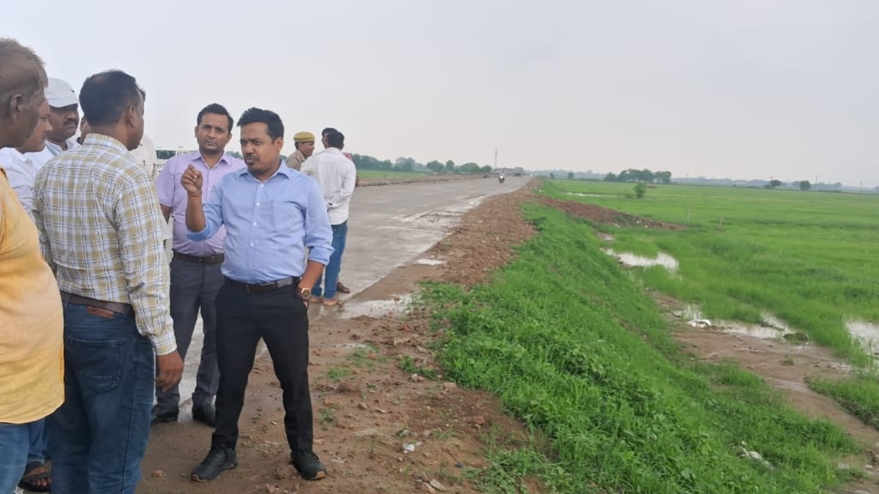 Chandauli News|district jail construction started officials inspected ...