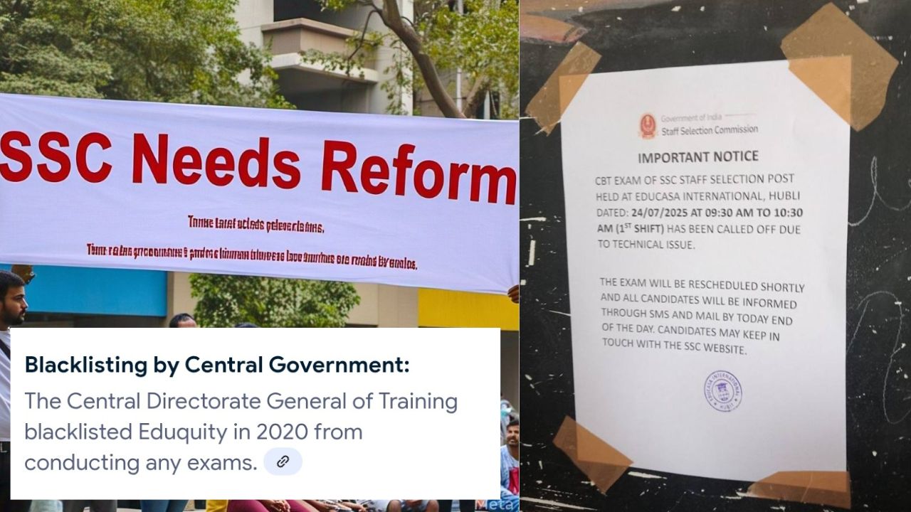 SSC has cancelled the Phase 13 exam scheduled from July 24 to 26 due to ...