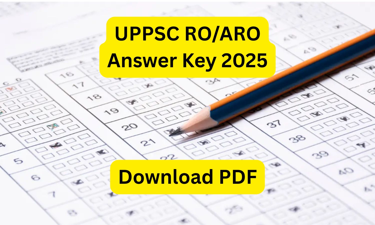 UPPSC RO ARO Answer Key 2025| Objection Window Last Date| How to ...