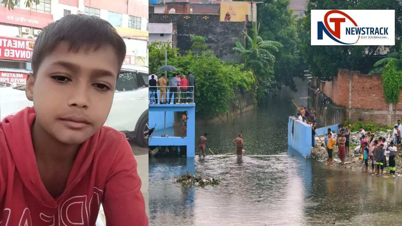 Lucknow News| Teenager Drowns in Kukrail Nala During Heavy Rain in Lucknow| Body Found 200 ...