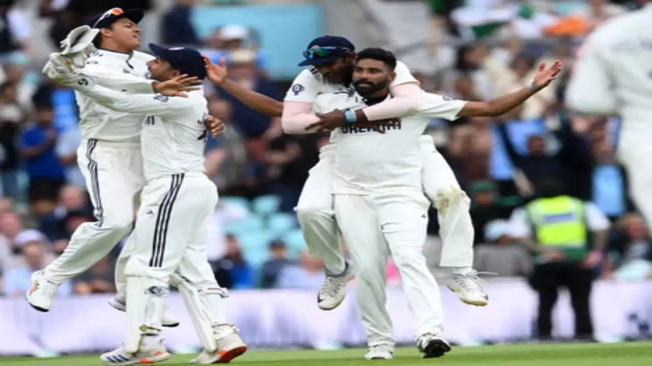 India Beats England by 6 Runs in Thrilling Oval Test, Series Ends 2-2 ...