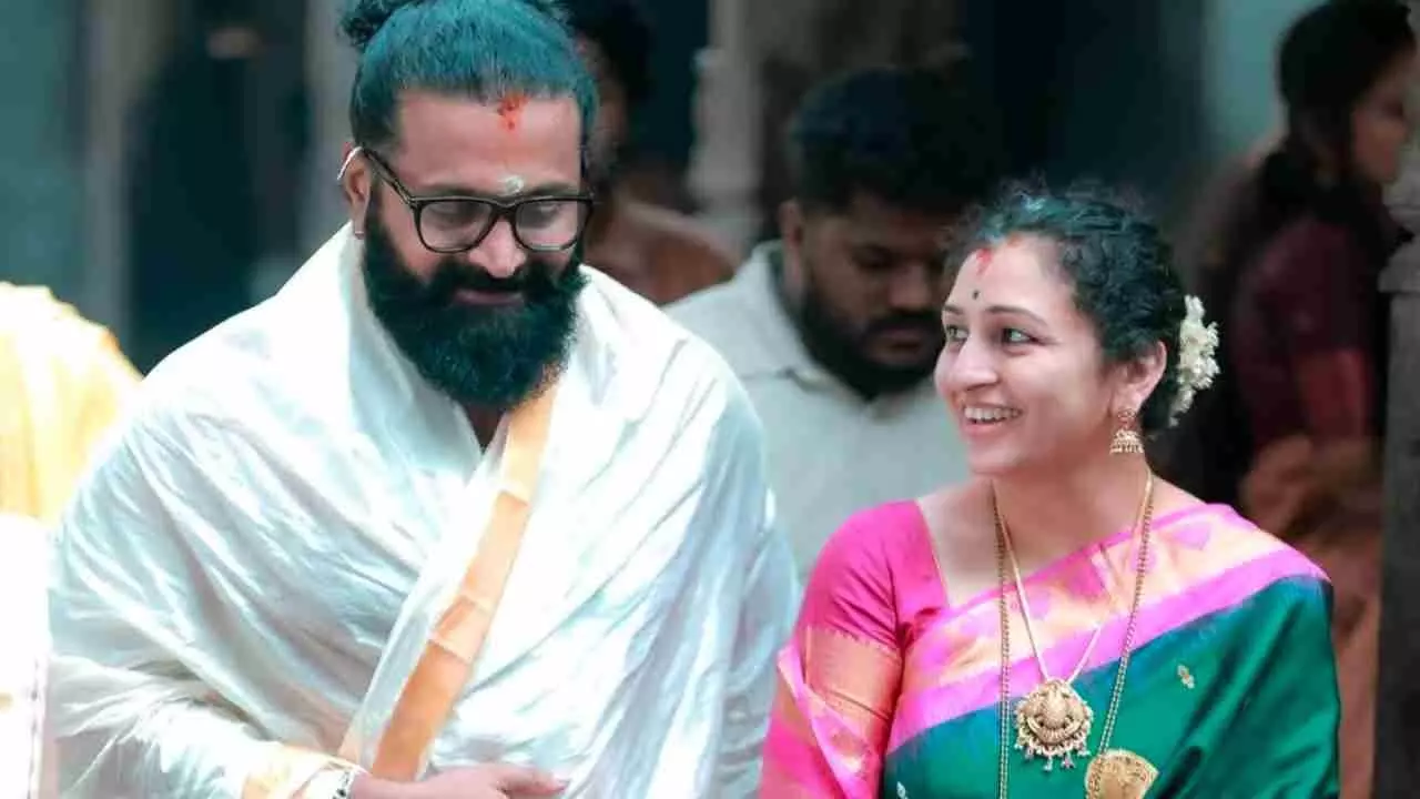 Rishabh Shetty Wife Pragathi Shetty |Rishabh Shetty Pragathi Shetty Love Story Rishabh Shetty ...