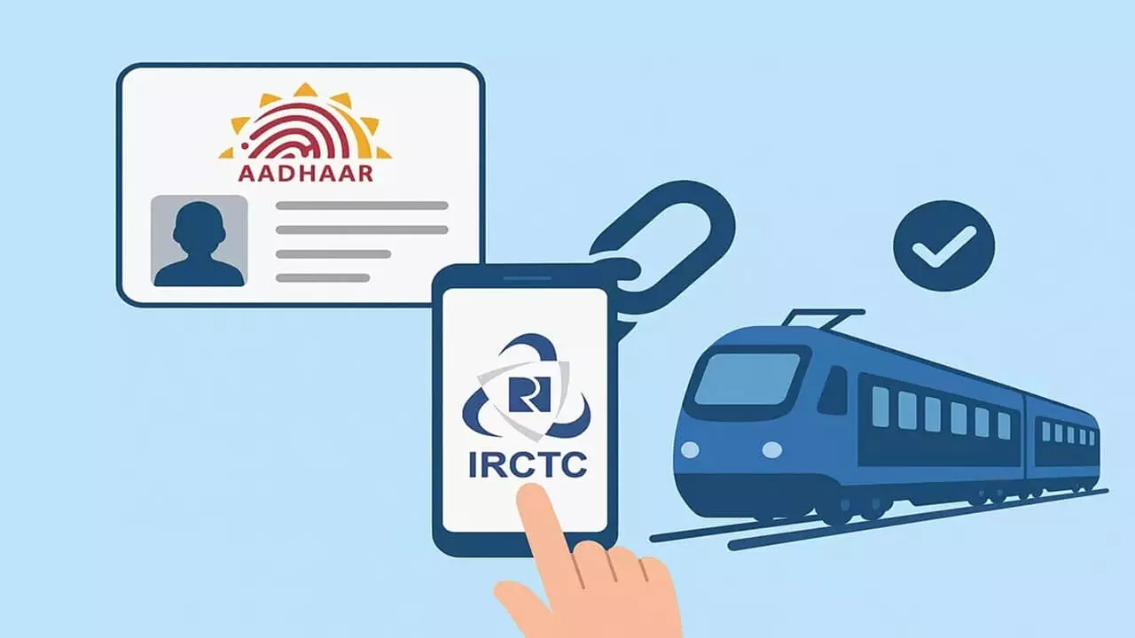 Learn how to link Aadhaar with your IRCTC account for smooth and secure train ticket booking ...