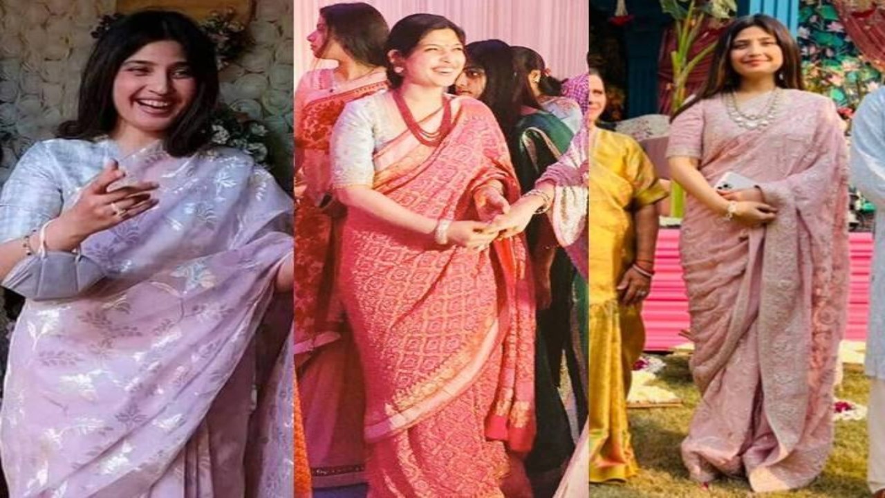 Dimple Yadav Look | Akhilesh Yadav Family| Aryan Yadav Wedding Photos ...