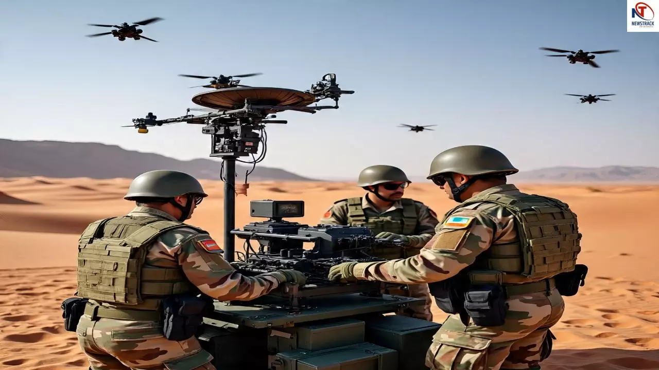 indian army oerlikon skyshield anti drone system drone warfare defense| indian army drone system ...