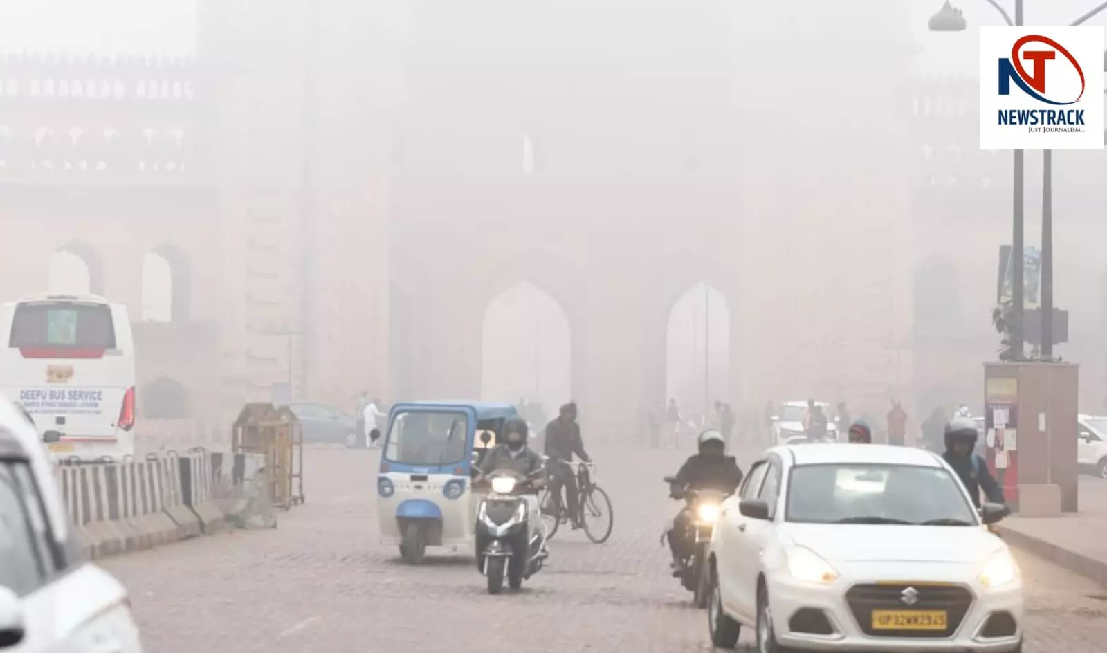 Lucknow Weather Today| Dense Fog Reduces Visibility to 50 Meters ...