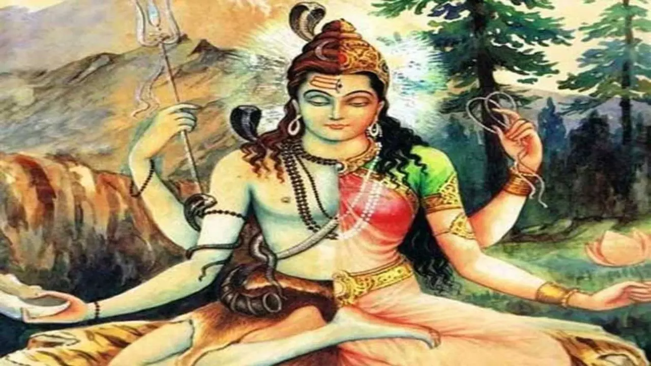 Bhringi Katha | Ardhanarishwar Story | Hindu Mythology Ardhanarishwar ...