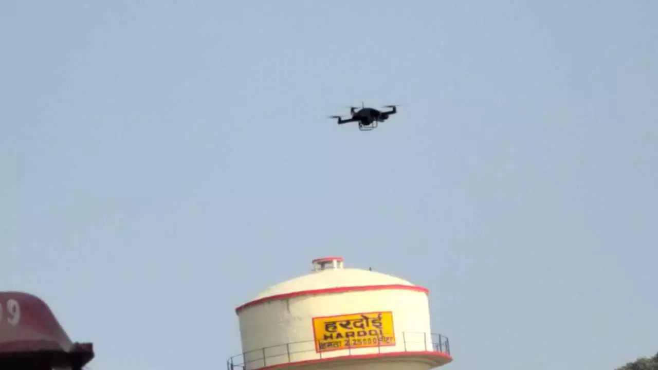 Drone Survey to Create Hardoiâ s Digital City Map, Boost Municipal Planning | Hardoi News: ड्रोन ...