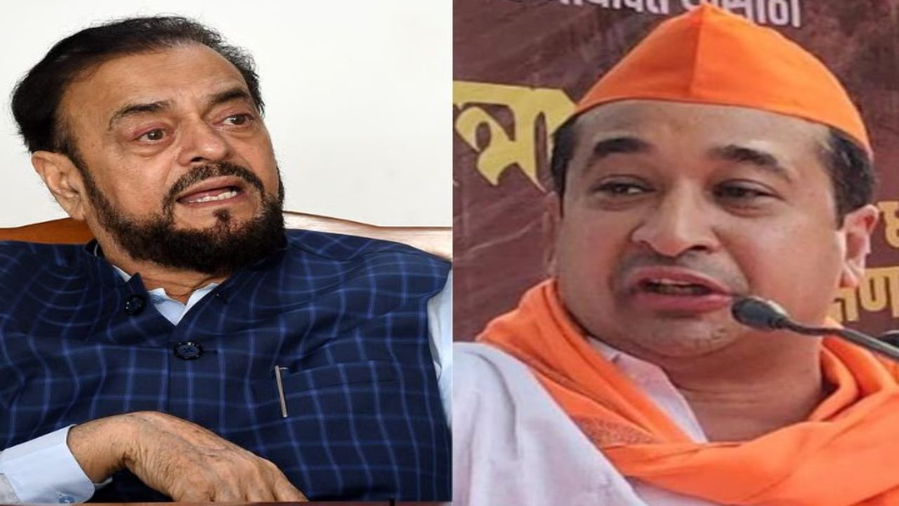 Abu Azmi|Nitesh Rane| BJP Leader Nitesh Rane|Political Controversy ...