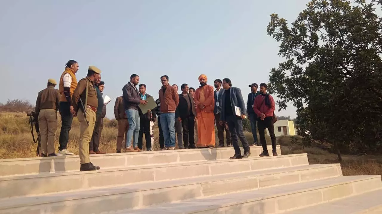 DM inspects Rishiyan Ashram, raises concern over worship hurdles ...