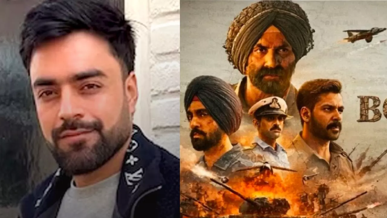 Border 2 Rashid Khan | Afganistan Cricketer Rashid Khan Border 2 Movie ...