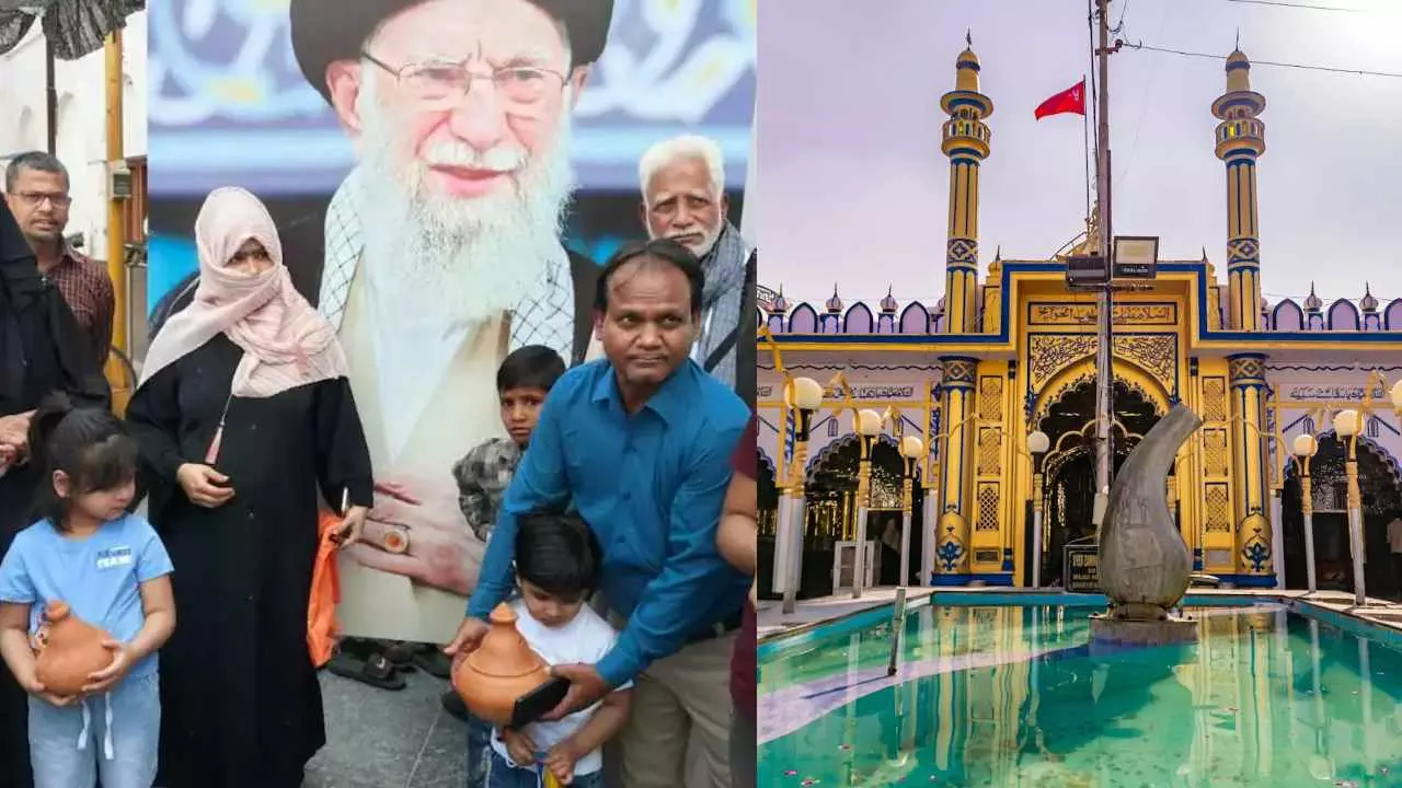 Lucknow Dargah Crowds Raise Funds for Iran | Donations Sent via QR Code ...