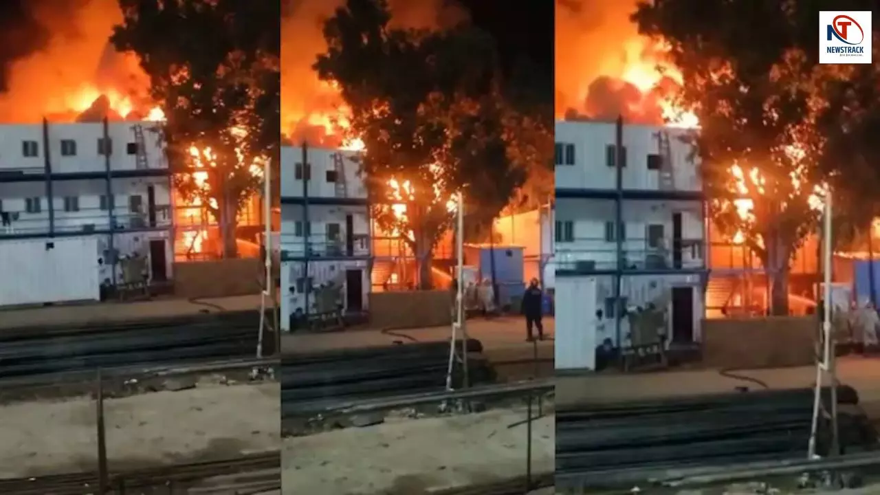 Delhi Fire: Massive Blaze Destroys 200 Worker Tin Sheds Near Udyog ...