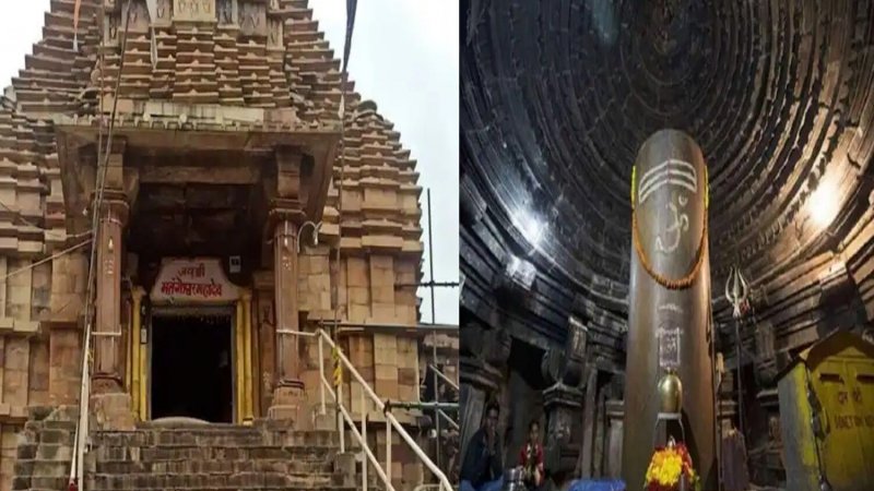 matangeshwar mahadev temple khajuraho shivling of lord shiva grows ...