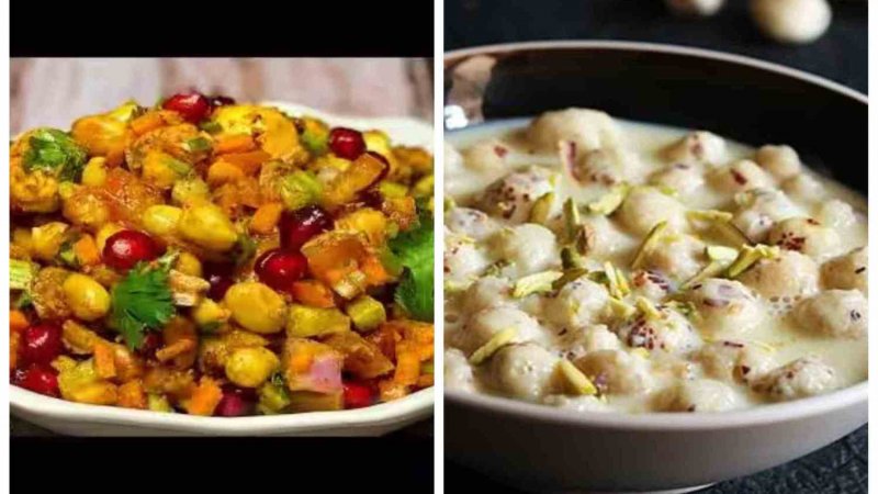 navratri 2023 recipes makana chat makana kheer crispy makana are some ...