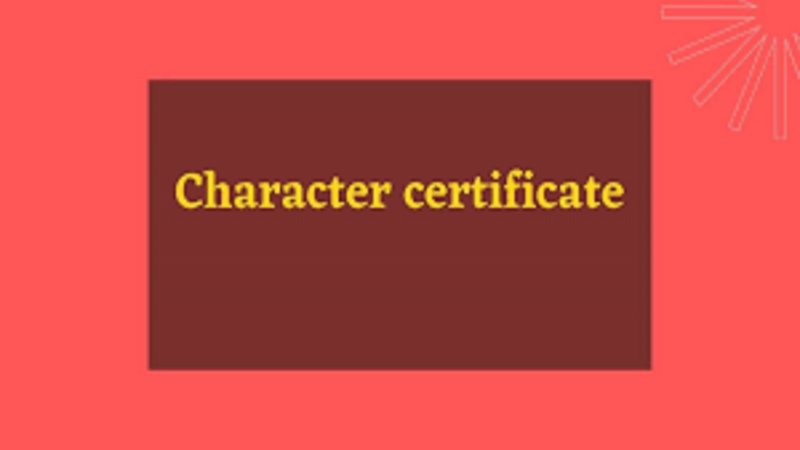 how to make character certificate online apply complete details here character certificate apply ...