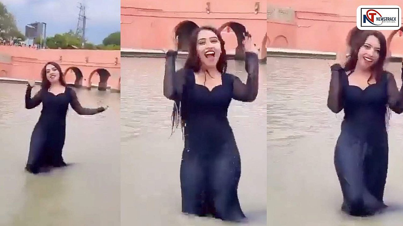 ayodhya latest viral video girl danced in saryu river social media ...