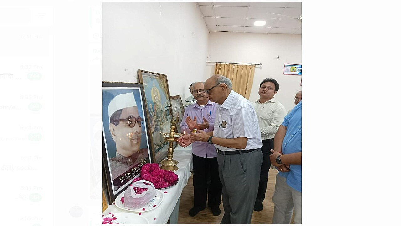 kailash prakash lived like a saint the birth anniversary of the freedom fighter was celebrated ...