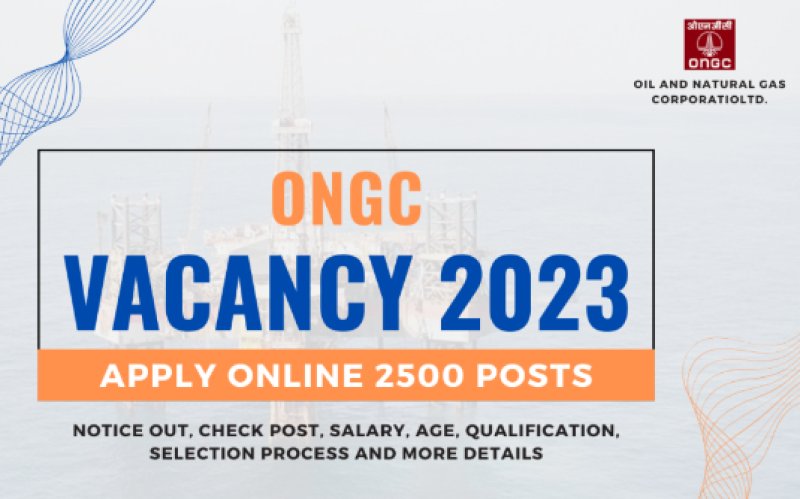 ONGC releases 2500 posts